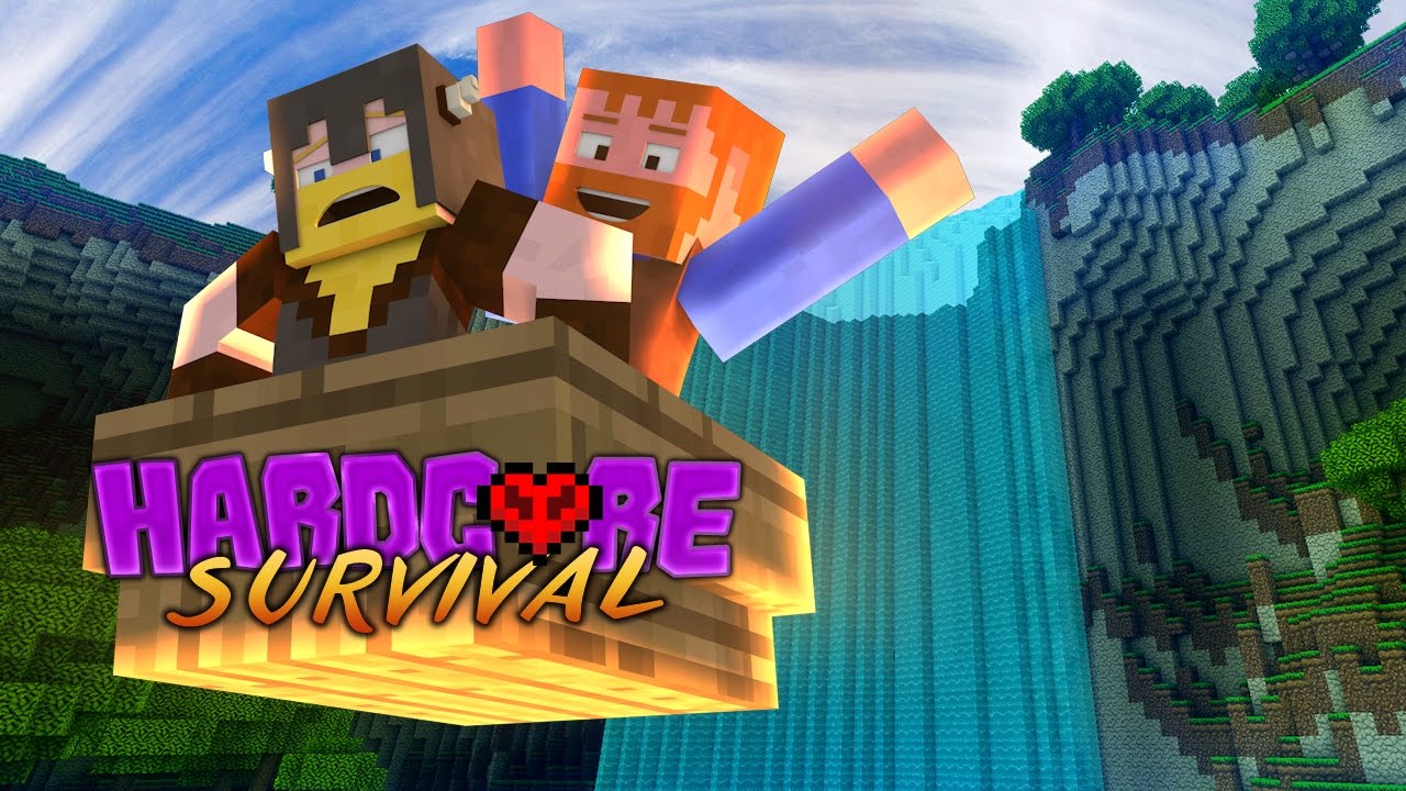 HARDCORE MINECRAFT III ★ RIVER RAFTING (8) - YouTube