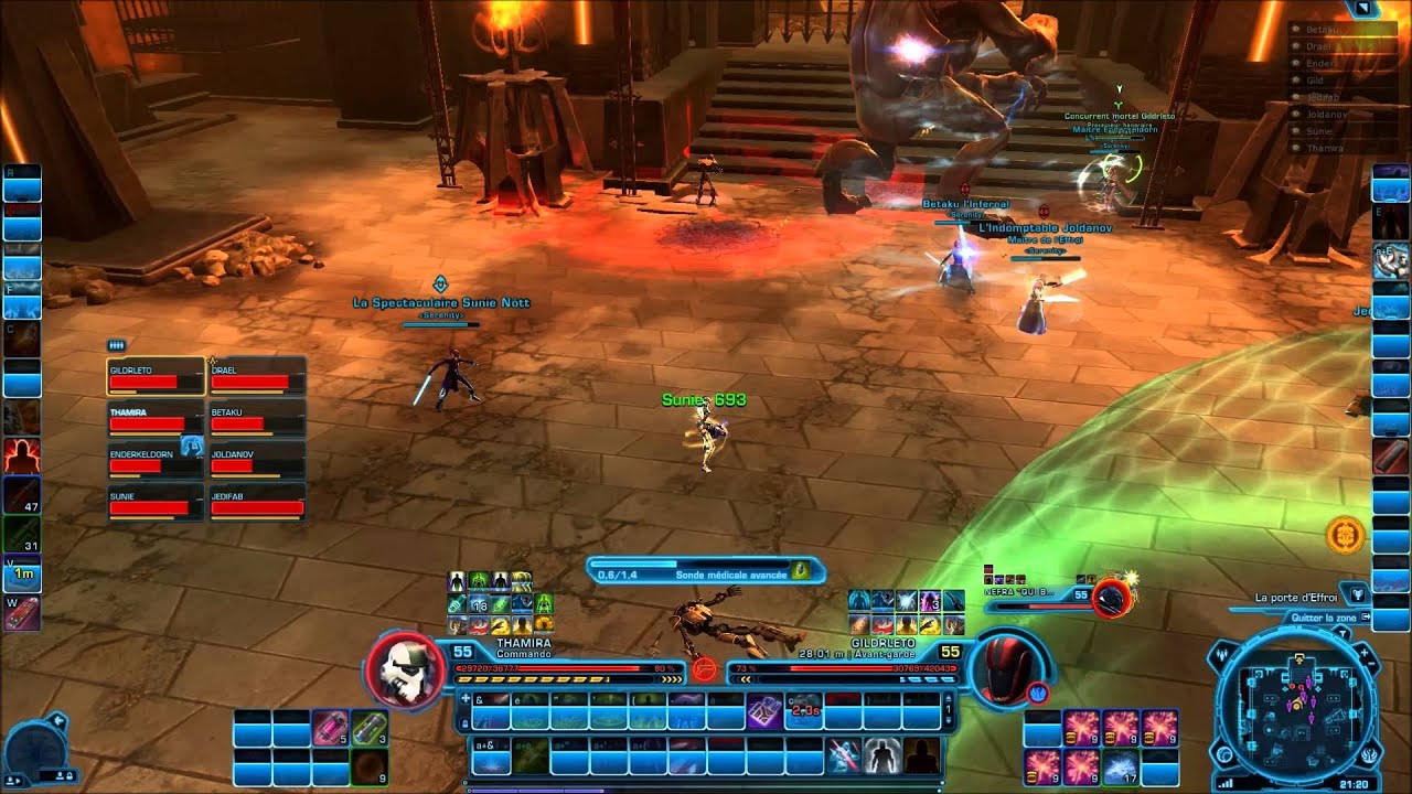 SWTOR : Serenity - Opération Forteresse de l'Effroi (8HM) - Nefra - YouTube