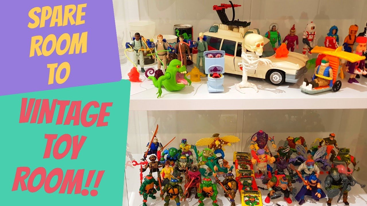 Transforming My Spare Room into a Vintage Toy Room - Part 1 - YouTube
