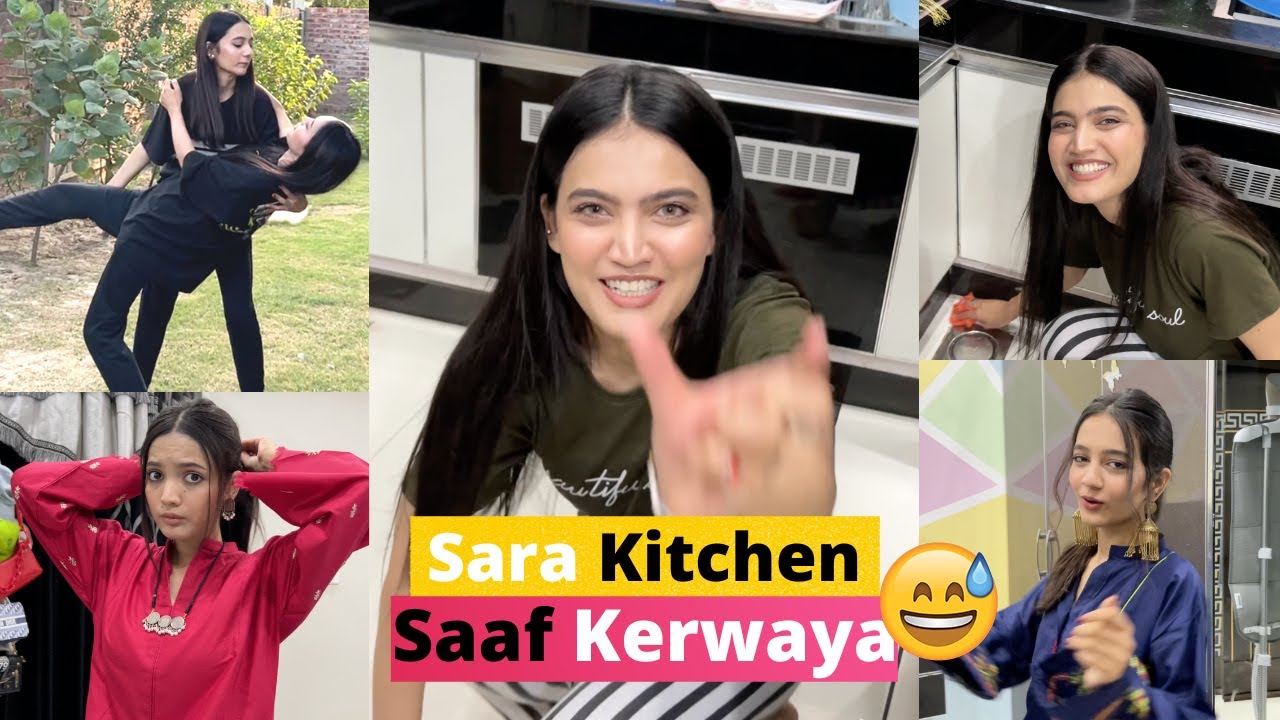 Mama Ny Sara Kitchen Saaf Kerwaya 😅 | Shoot Day 📸 - YouTube