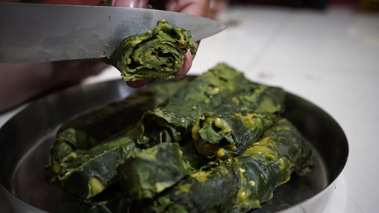 Aluvadi | the healthy spinach indian vegetable recipe - YouTube