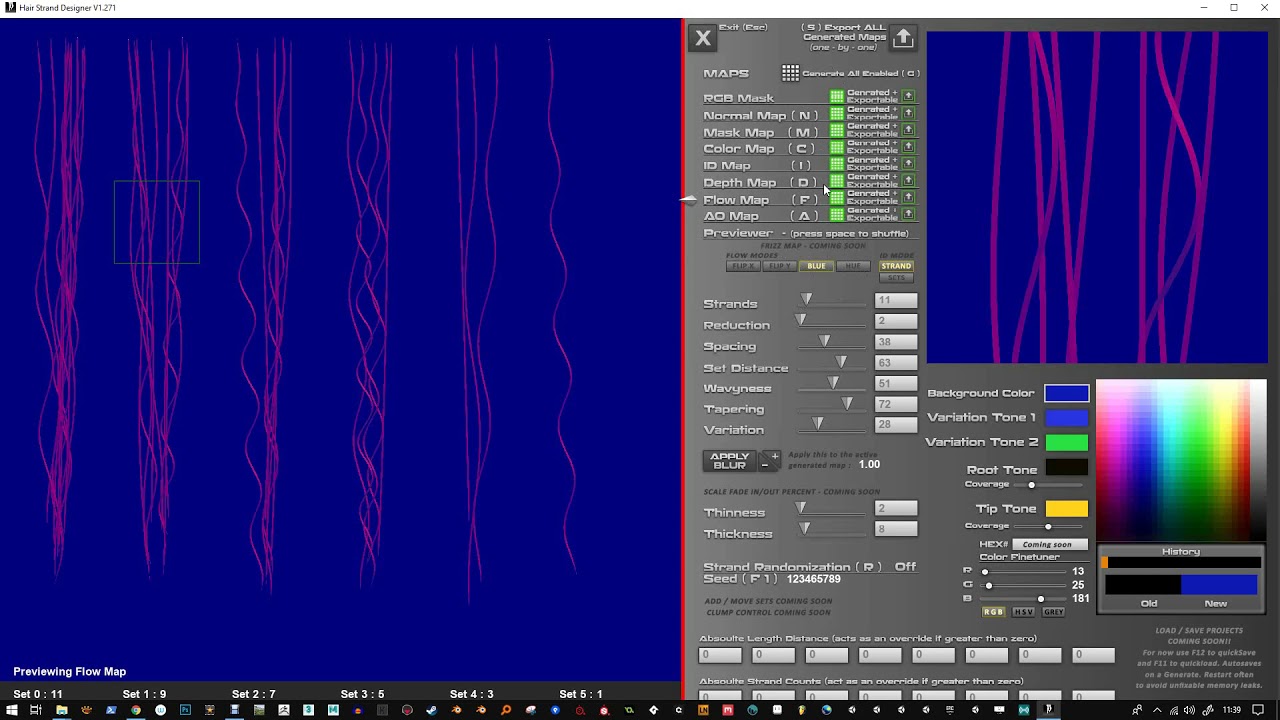 Hair Strand Designer - V1.271 - Extensive Video - YouTube