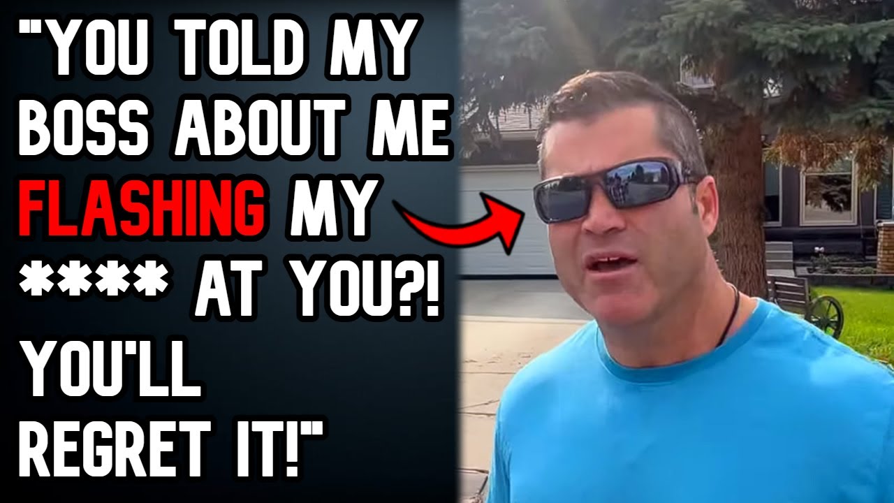Crazy Guy Flashes Woman In Her Yard Vandalizes Property For Reporting