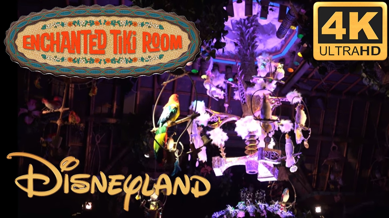 Walt Disney's Enchanted Tiki Room | 4K | Disneyland's First Audio ...