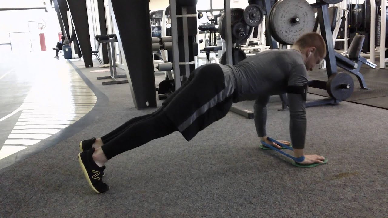 Valslide Pushup w/ Mini Band - YouTube