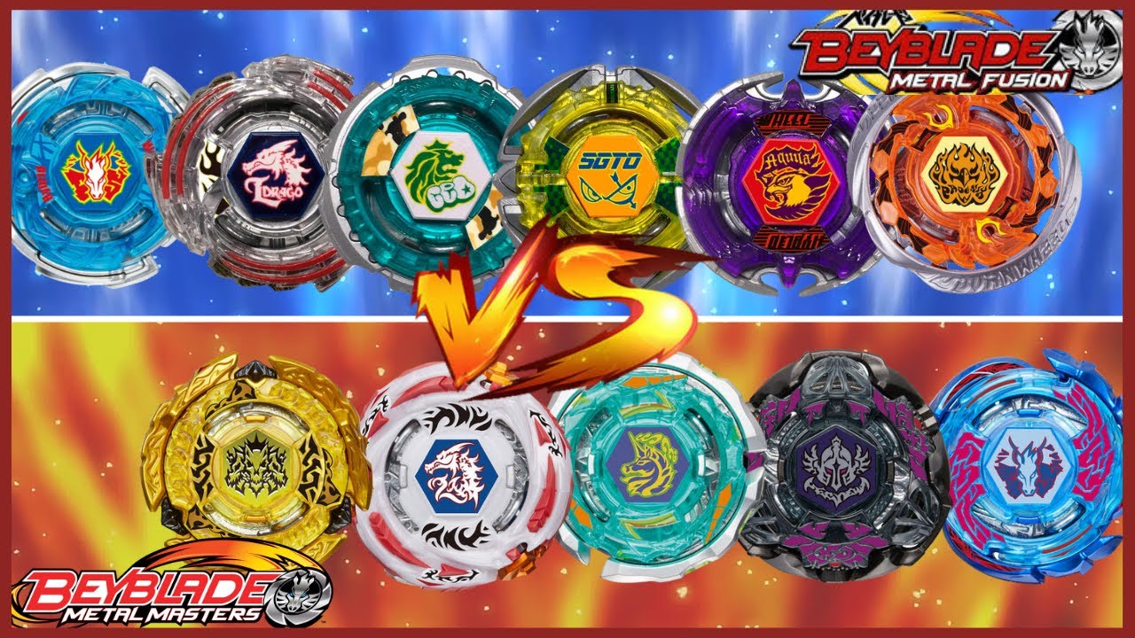 ÉPICO CONFRONTO! METAL FUSION VS METAL MASTERS! QUAIS OS MELHORES ...