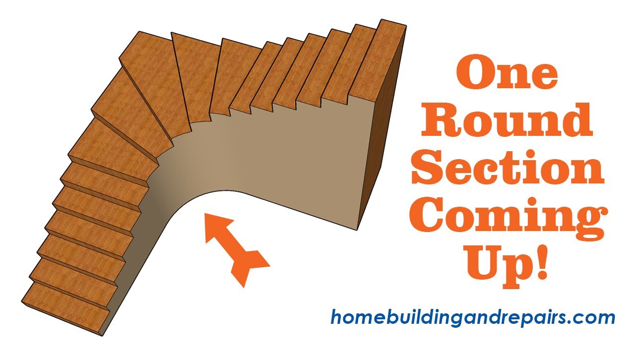How To Layout Stairs With Short Inside Curved Sectional Winder – Stair ...