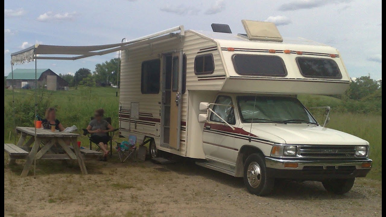 Toyota Odyssey 1989 Motorhome Tour - YouTube