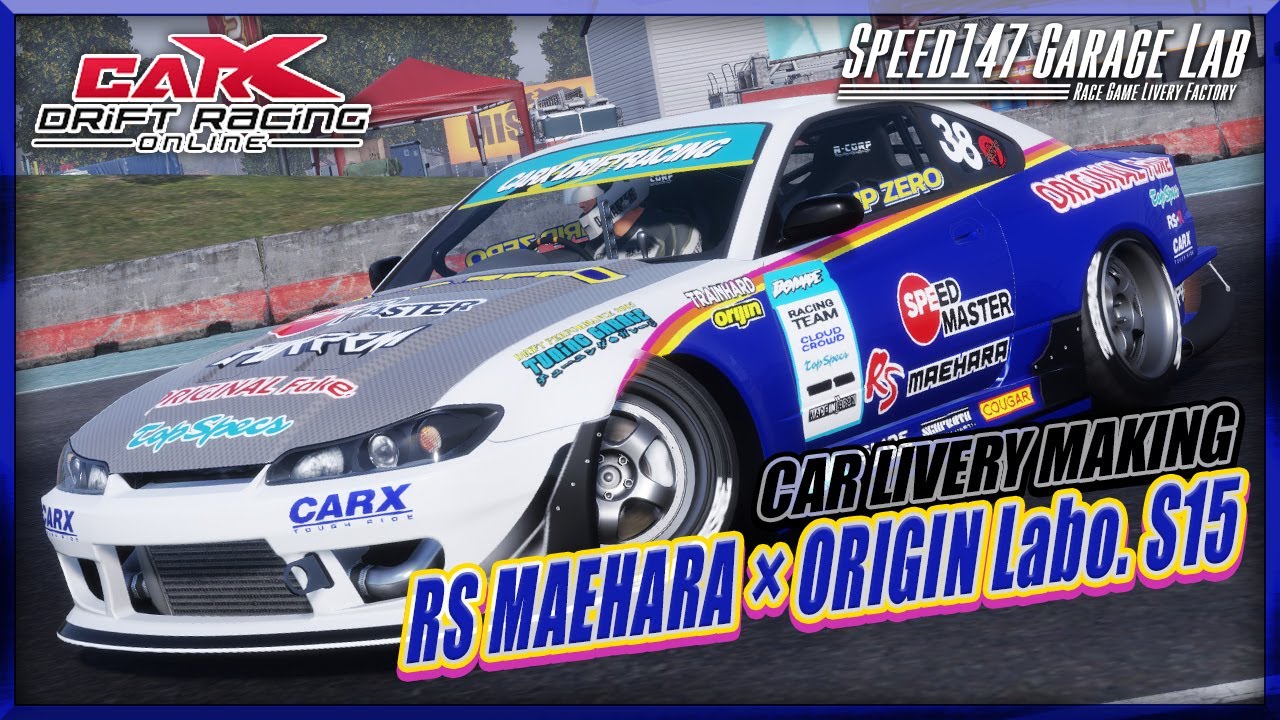 【CarX Drift Racing Online】CAR LIVERY MAKING vol.93〈RS MAEHARA × ORIGIN ...
