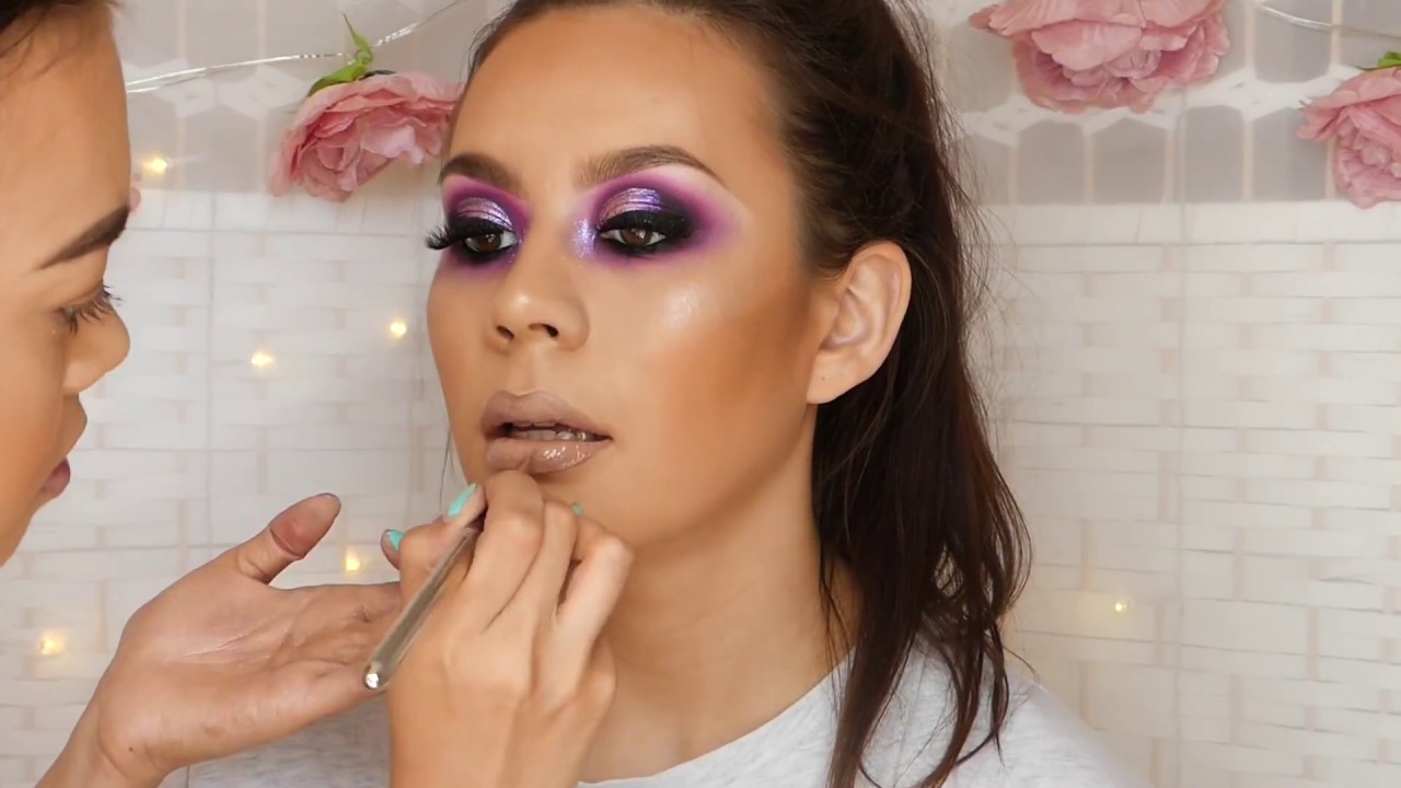 Client makeup tutorial - pink half cut crease plouise and mmmmitchell ...