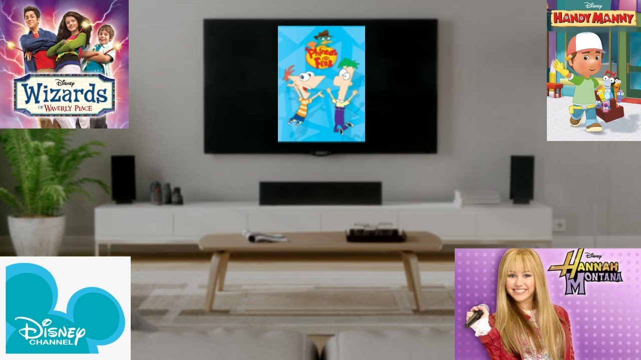 Watching Disney Channel Commercials On TV In 2009 On Living Room At Day ...