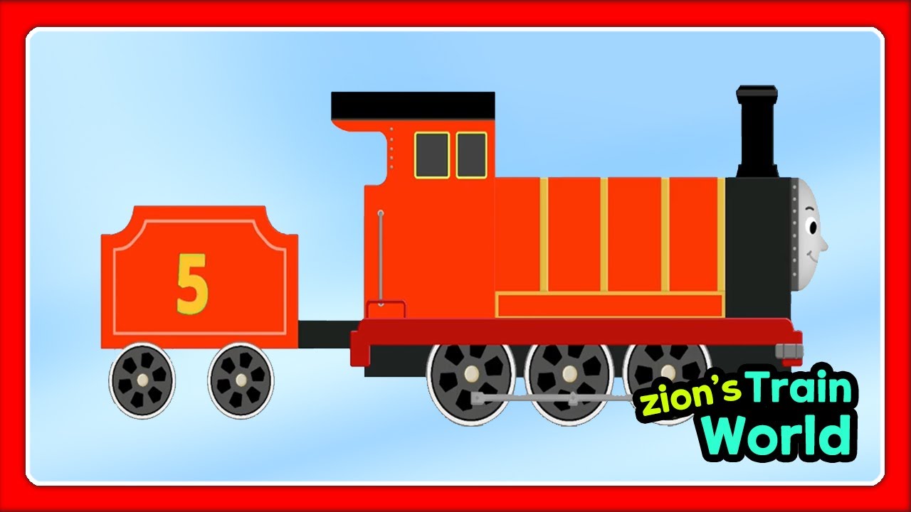 Labo Brick Train #27 James The Red Engine Thomas & Friends - YouTube