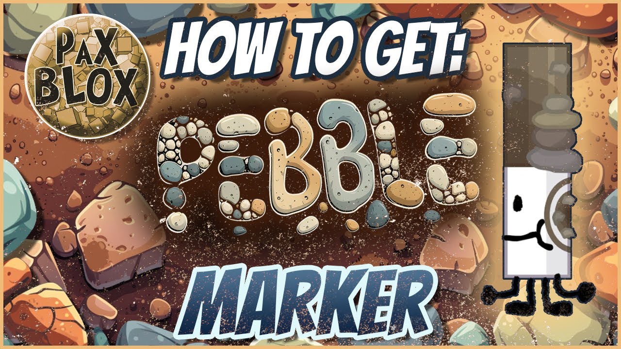 How to get Pebble Marker in Roblox Find The Markers - YouTube