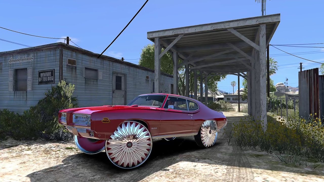 1969 PONTIAC GTO ON 26 INCH DUB BOOGEE LINK IN THE DESCRIPTION - YouTube