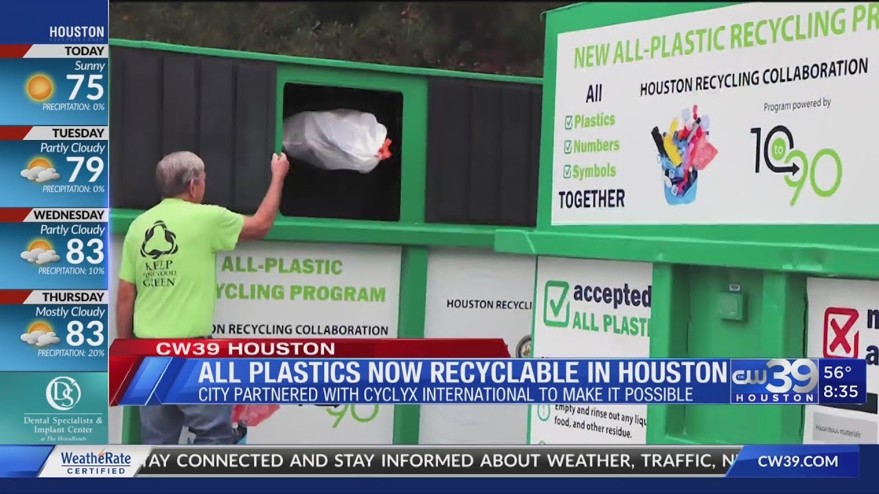 All plastics are now recyclable in Houston - YouTube