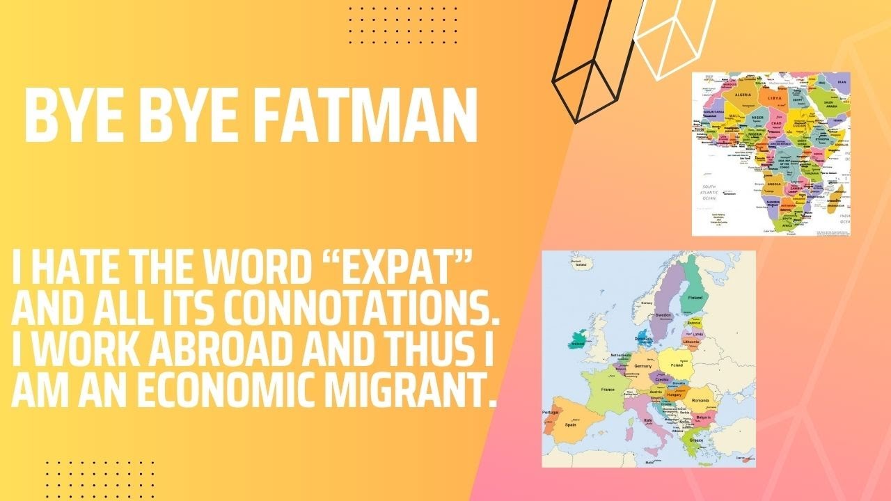 I hate the word “expat” and all its connotations. I work abroad and ...