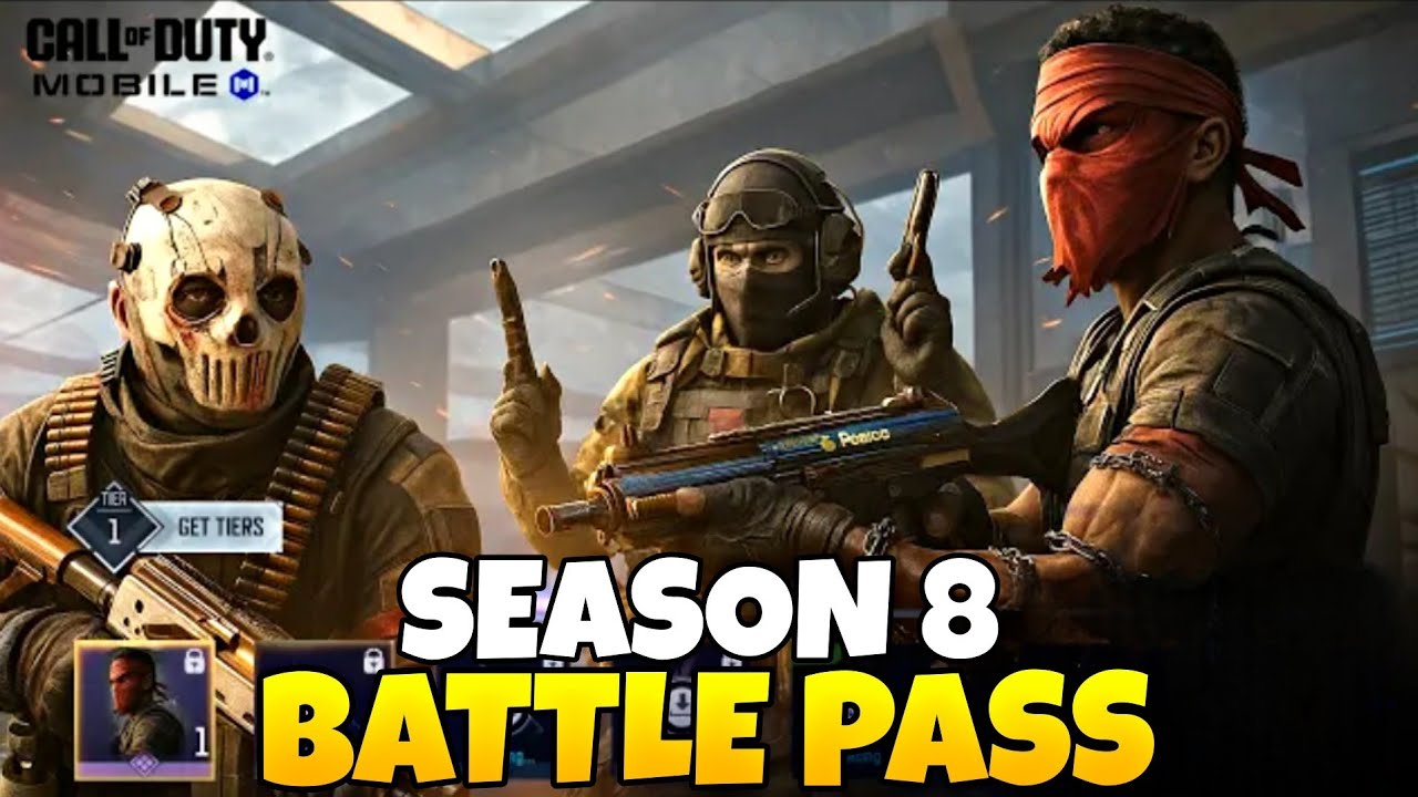 Season 8 Battle Pass Characters & Guns Looks COD Mobile | CODM Season 8 BP Leaks - YouTube