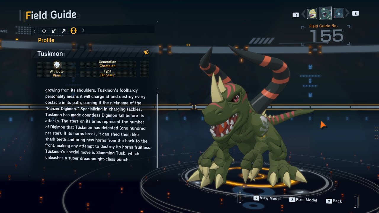 tuskmon all digivolution/de-digivolution/profile Digimon Story Time ...