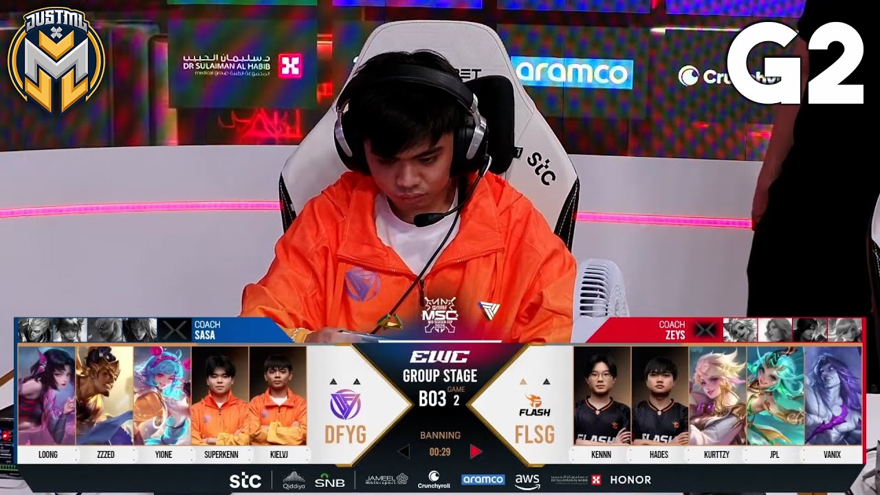 DFYG VS FLSG GAME 2 | GROUP STAGE DAY 4 | MLBB MSC 2025 - YouTube