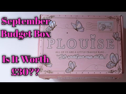 Unboxing P Louise Budget Box September 2022 - YouTube