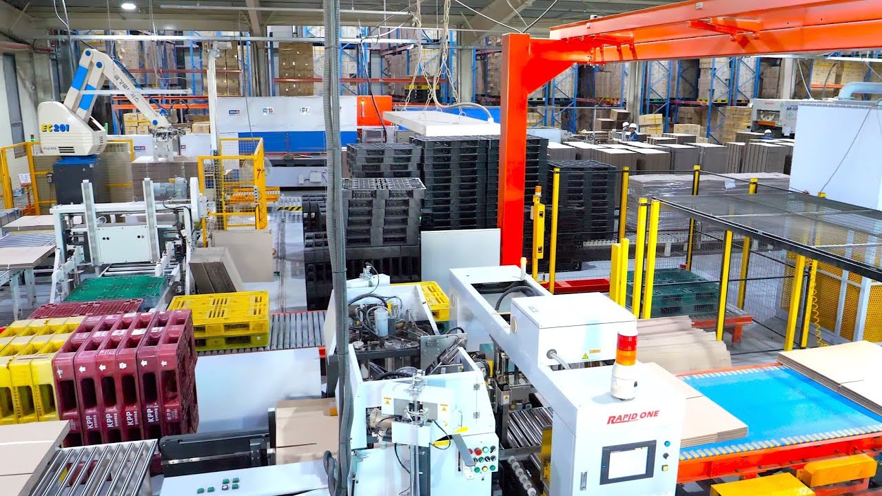 Process of Making Corrugated Boxes at Korea’s Oldest Box Factory | Mass ...