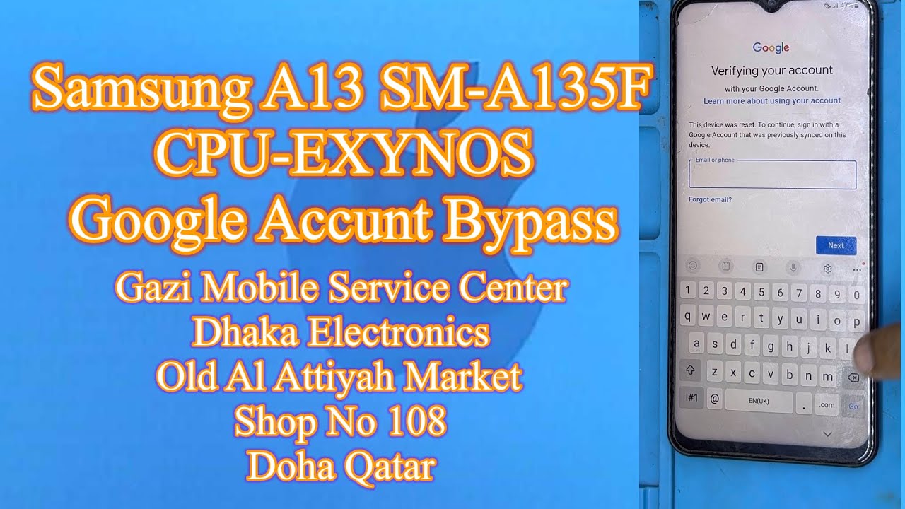 Samsung A13 FRP Bypass | SM A135F | With Chimera professional Tool ...