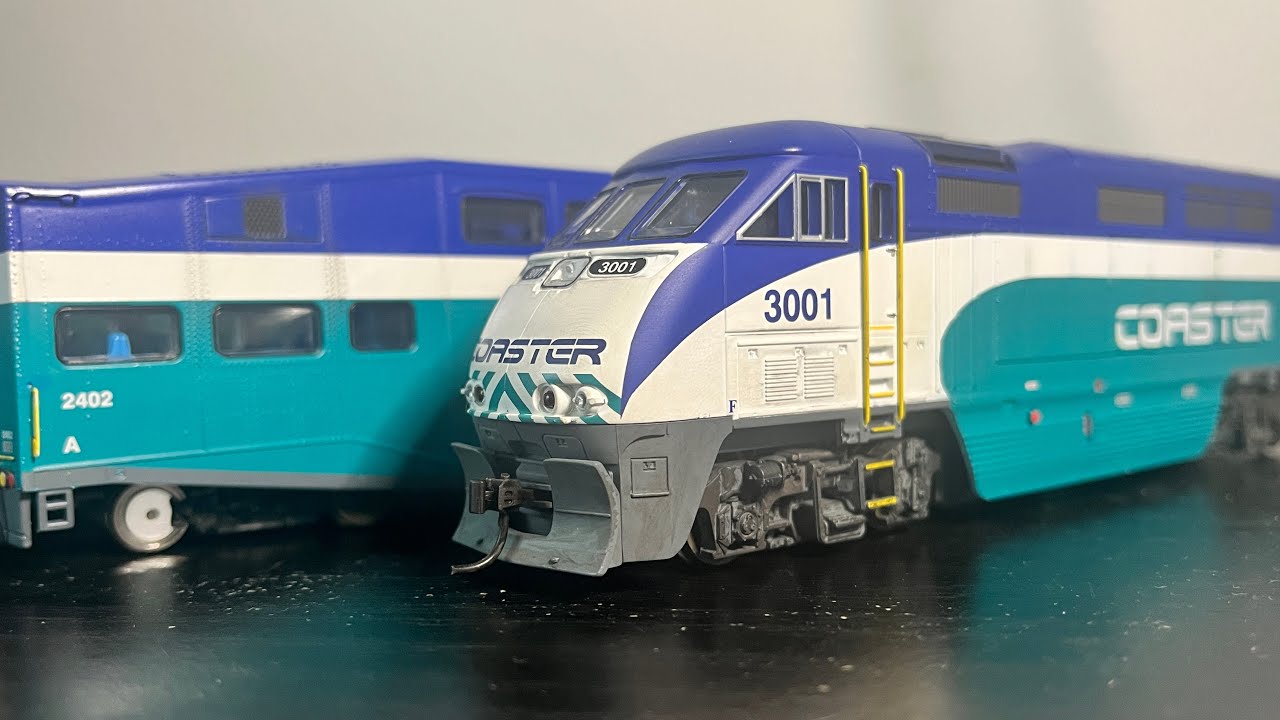 HO Scale NCTD COASTER Live Showcase - YouTube