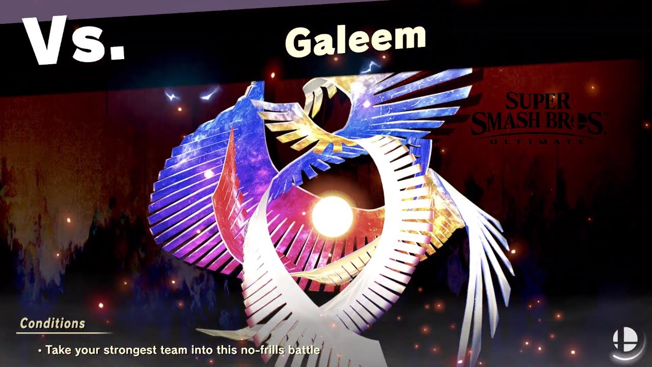 Super Smash Bros Ultimate Galeem Boss Battle! - YouTube