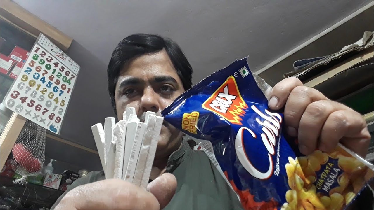 Slate Pencil Eating🍫 Slate Pencil Crunch And Crax Eating Video ...