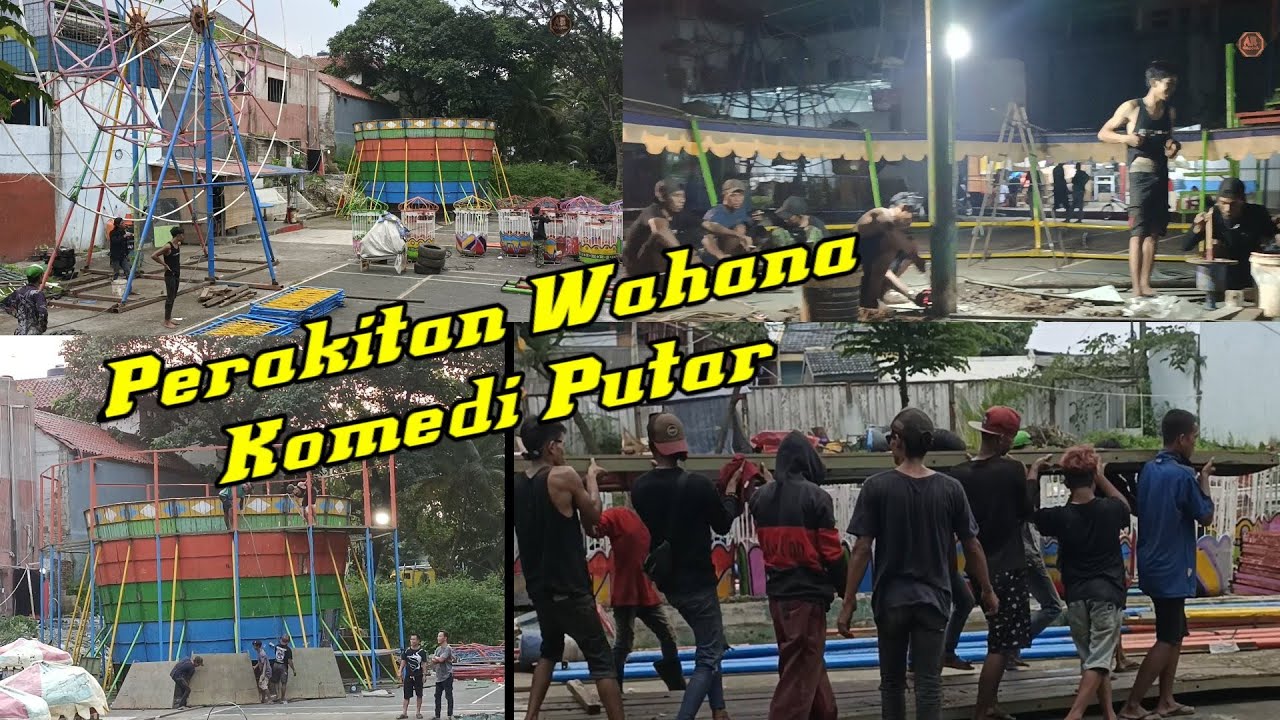Pemasangan Wahana Pasar malam / Komedi Putar #kpm #agusroychannel - YouTube