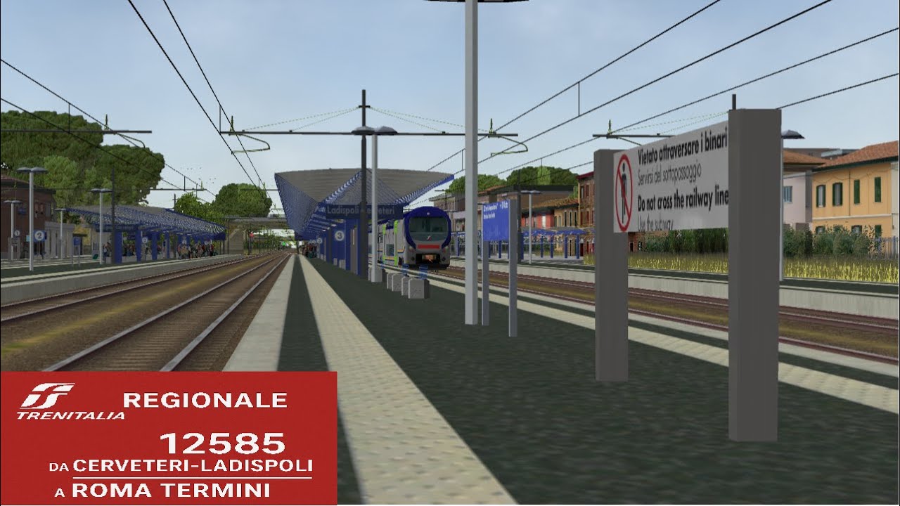 Train Simulator/Open Rails - Regionale 12585 da Cerveteri-Ladispoli a ...