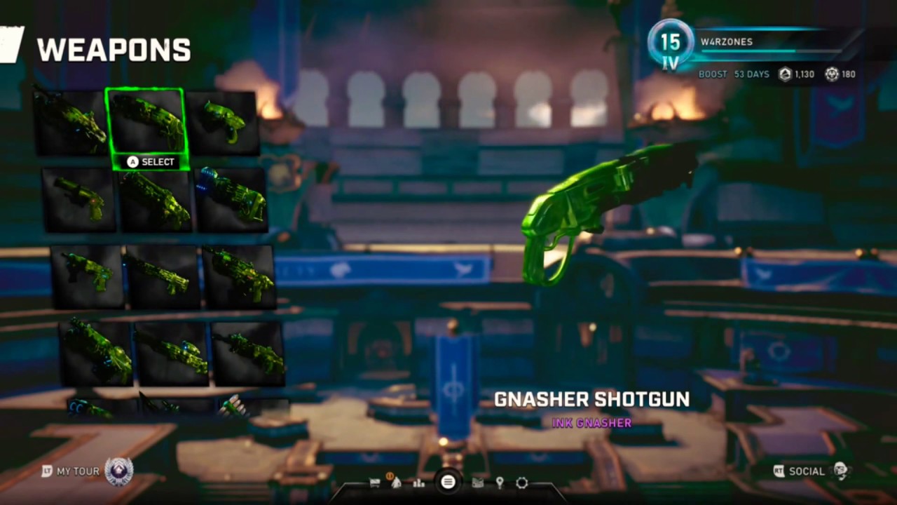 GEARS 5 - COMPLETE INK WEAPON SKIN SET! - YouTube