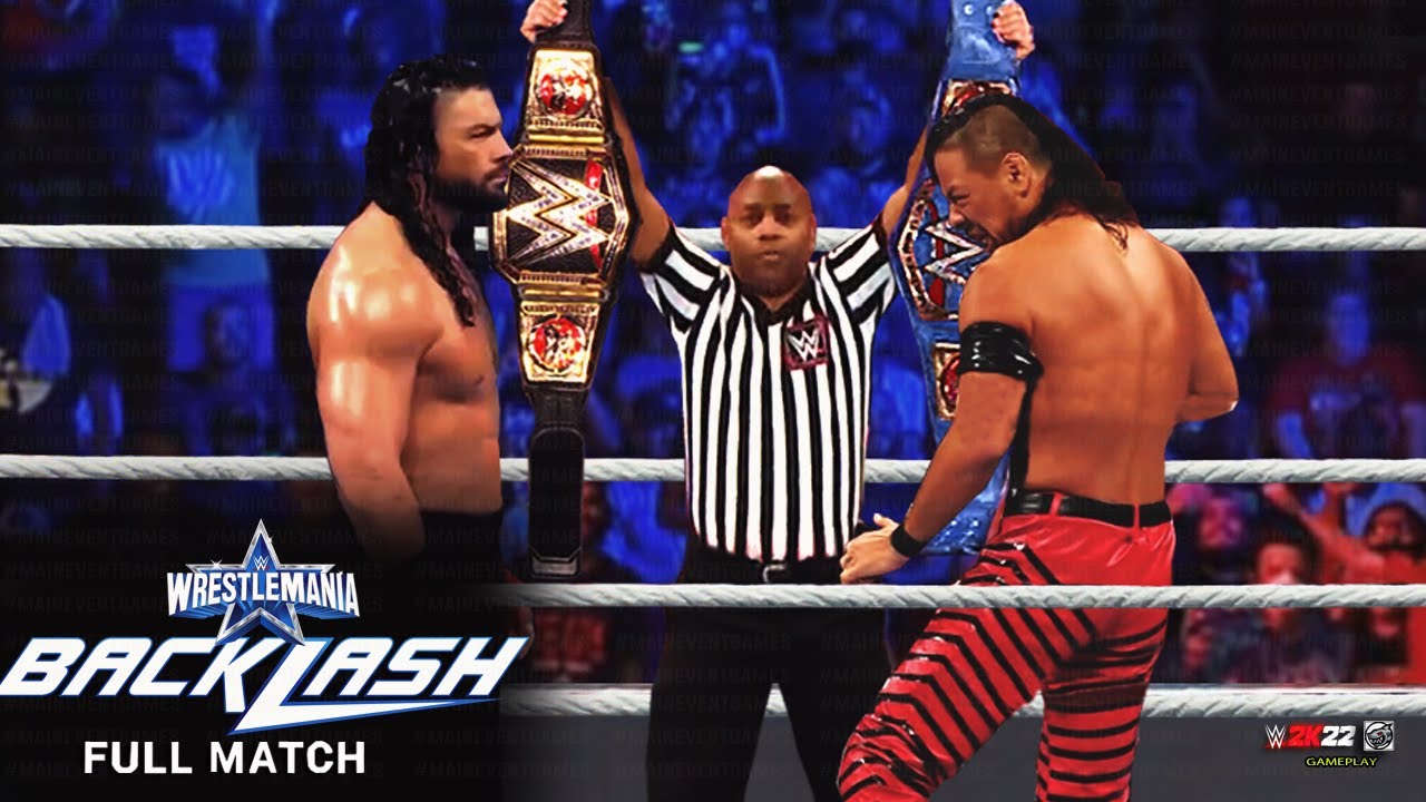 Full Match Roman Reigns Vs Shinsuke Nakamura Universal Title Match