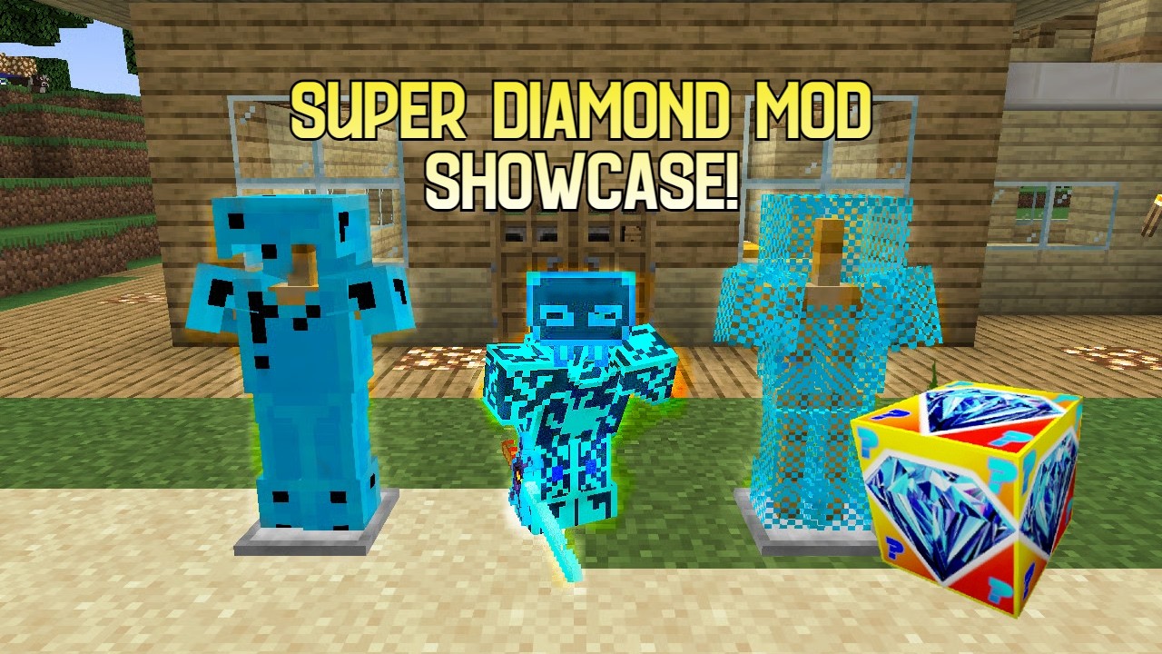 Minecraft: SUPER DIAMOND MOD! - YouTube