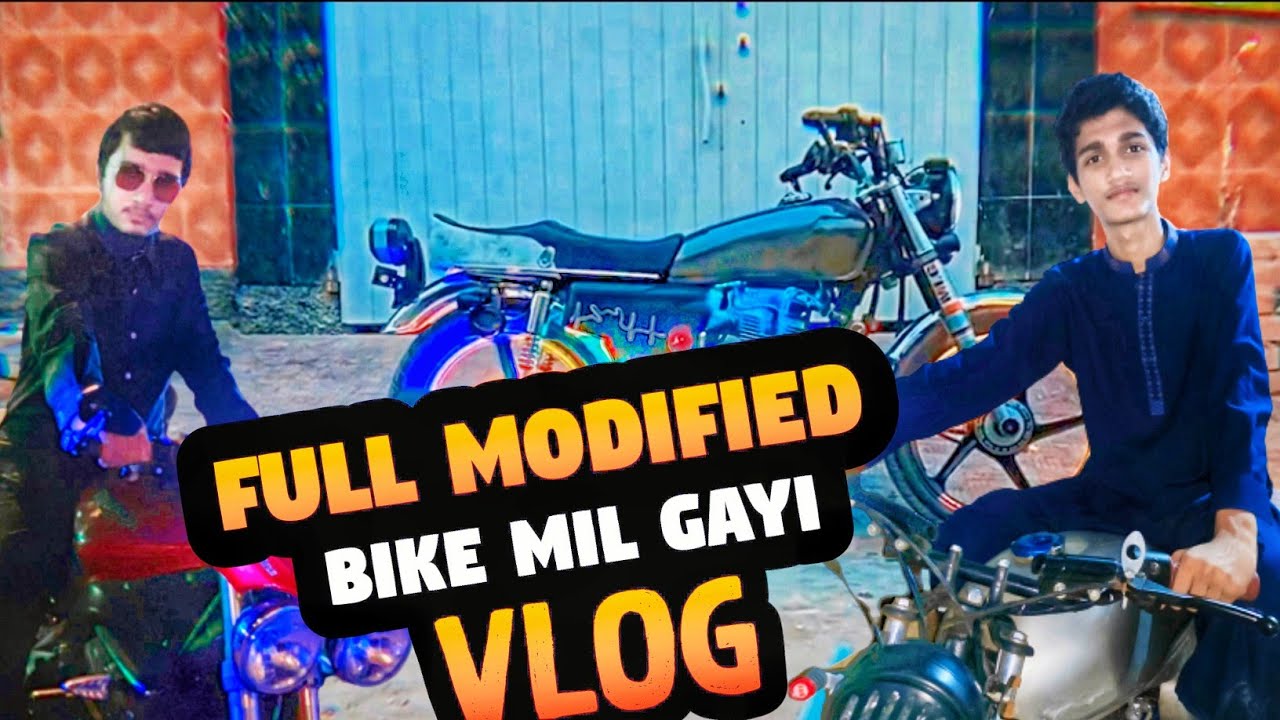 Full Modified Bike Mil Gayi Gizri me | Fun for all |Muhammad Umair ...