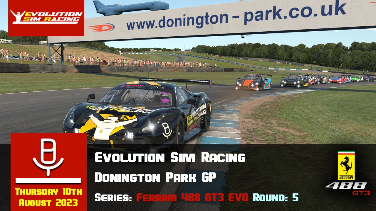 Evolution Sim Racing (S1) Round 5 Live from Donington Park - YouTube
