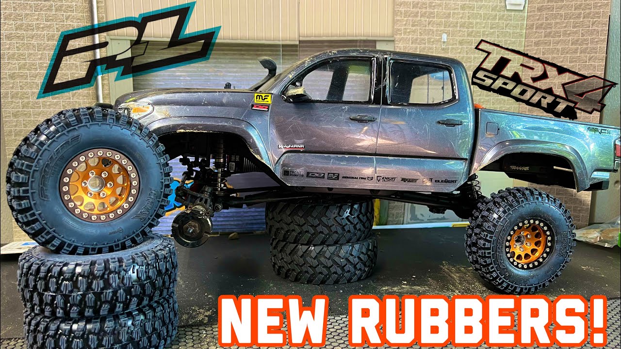 Traxxas TRX4 Sport Gets Class 1 Pro-Line Hyrax (G8 compound) - YouTube