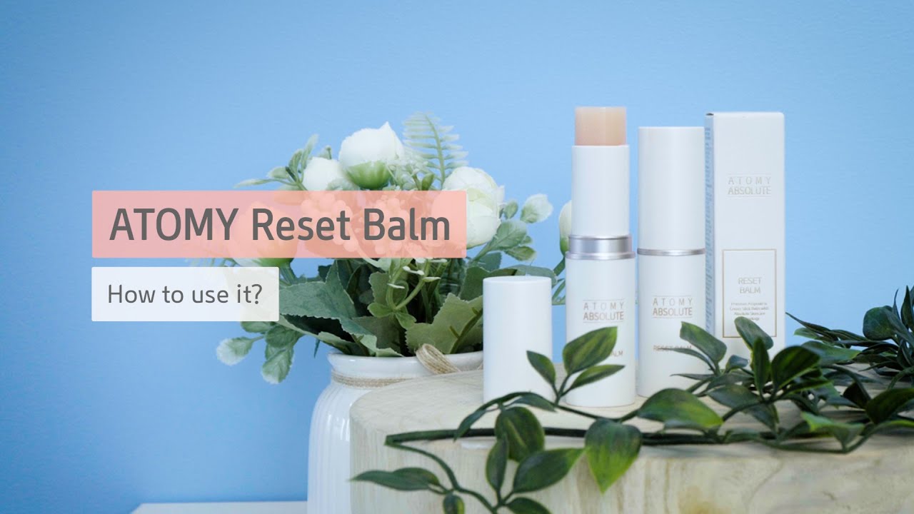 [How To] Using Atomy Reset Balm - YouTube