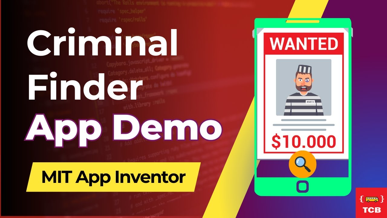 Criminal Finder App in MIT App Inventor 2 - YouTube