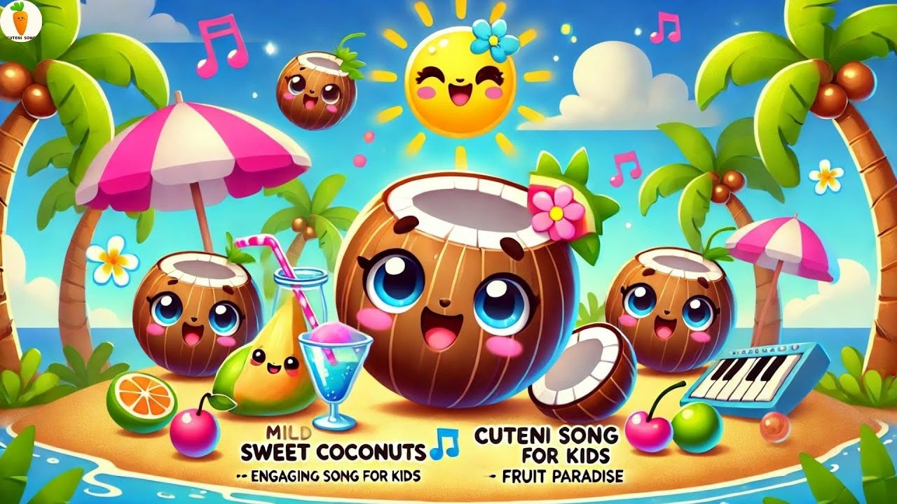Mild Sweet Coconuts - Engaging Song for Kids | Cuteni Song For Kids ...