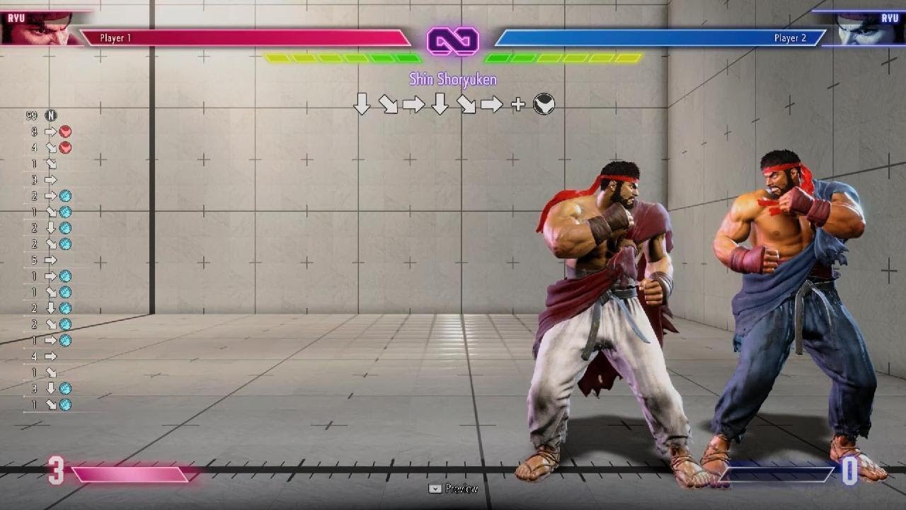 Street Fighter 6 RYU 15 hit LV 1 CA COMBO and 16 Hit LV 3 COMBO - YouTube