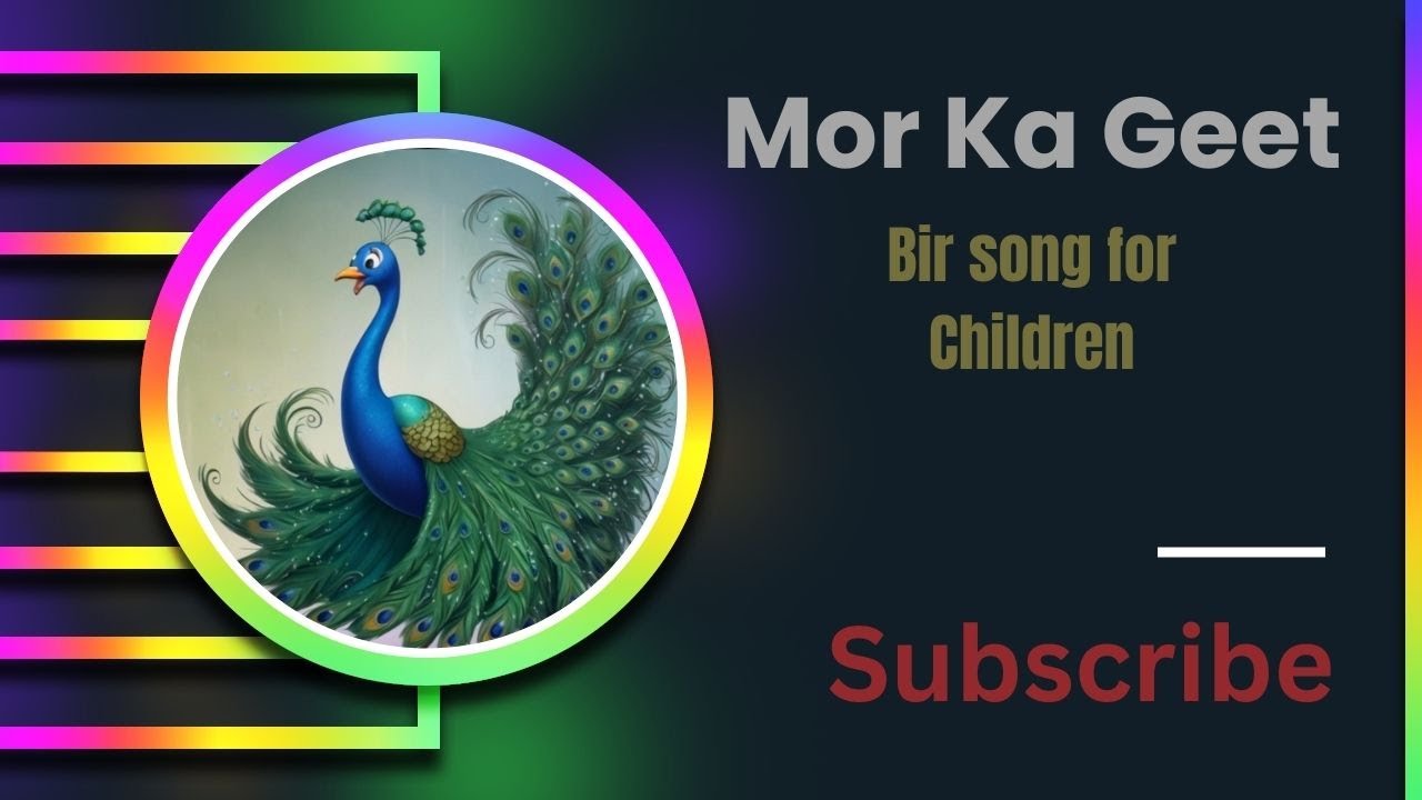 Mor Ka Geet - Fun Hindi Song for Kids | मोर का गीत बाल गीत" Hindi rhym ...