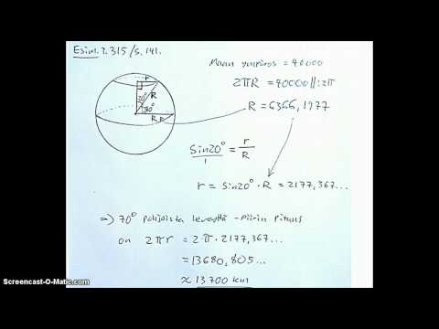 Pallo, pituus- ja leveyspiirit