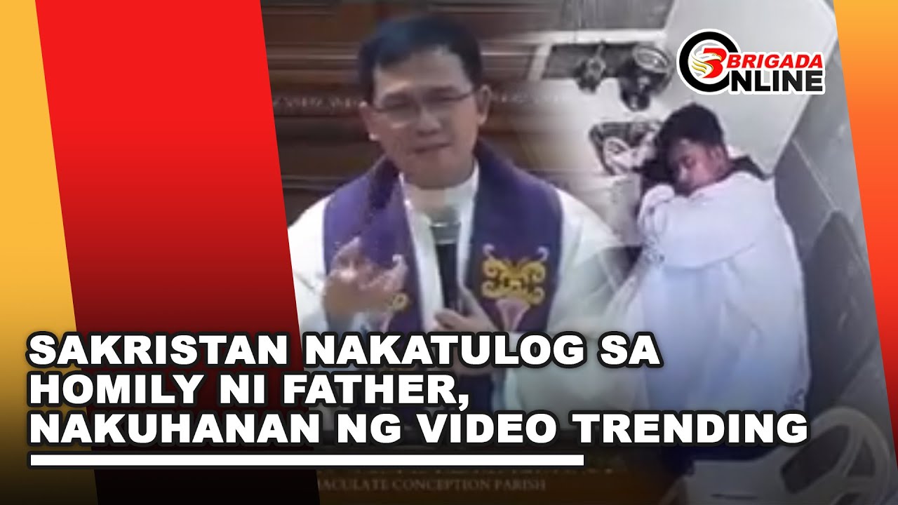 Sakristan nakatulog sa homily ni Father, nakuhanan ng video trending ...