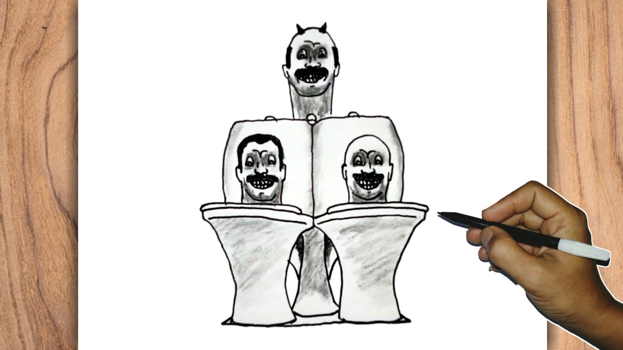 How to Draw Triple Giant Skibidi Toilet - Skibidi Toilet 11 - YouTube