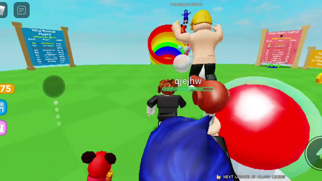 First time playing the crazy button game on roblox (i had to report a player). - YouTube