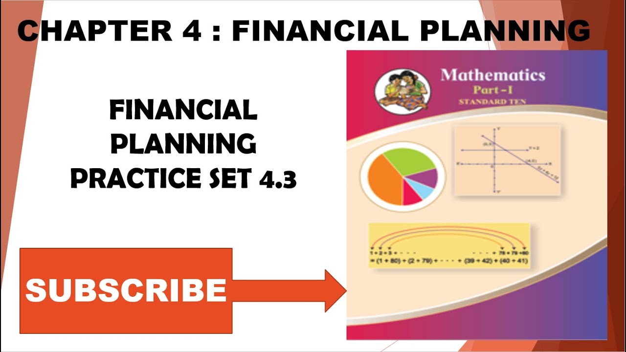 Financial Planning and Practice Set 4.3 SSC Board Maths - YouTube