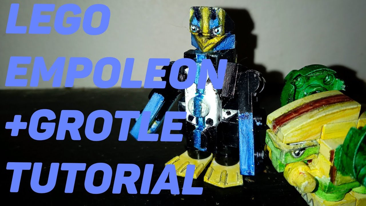 How to Make LEGO Pokemon: Empoleon and Grotle - YouTube