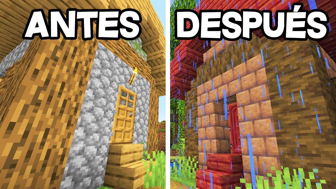 Creé la Primera ALDEA de MANGLAR del MUNDO en Minecraft - YouTube