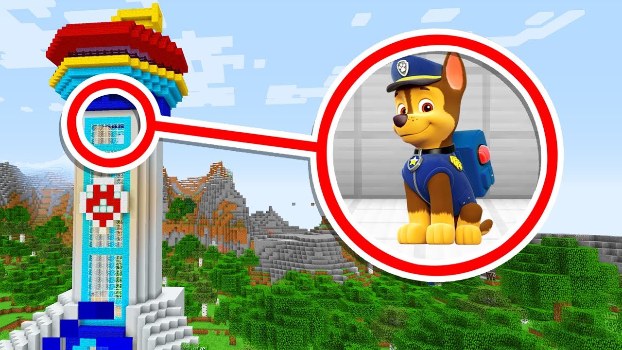 Minecraft : We FOUND PAW PATROLS SECRET HQ! (Ps3/Xbox360/PS4/XboxOne/PE ...